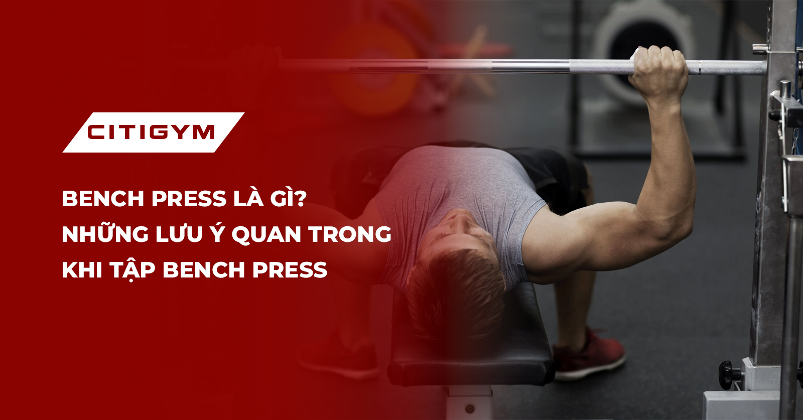 Bench press là gì? Những lưu ý quan trong khi tập Bench Press